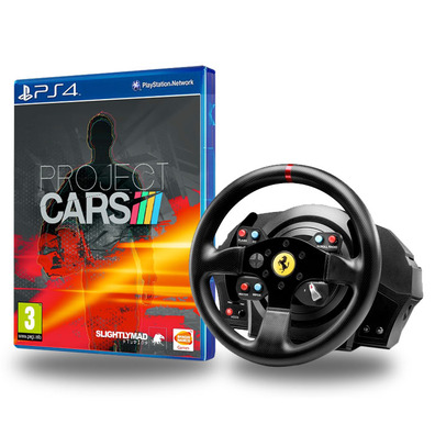 Thrustmaster T300 RS Ferrari GTE + Project Cars PS4