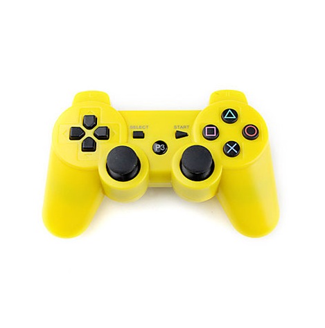 DoubleShock III Controller for PS3 Yellow - DiscoAzul.com